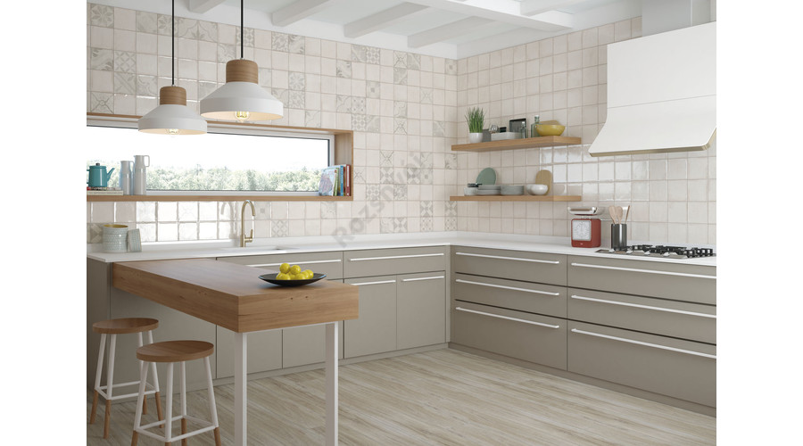 Cifre Alchimia Ivory Decor 15x15 cm antikolt csempe